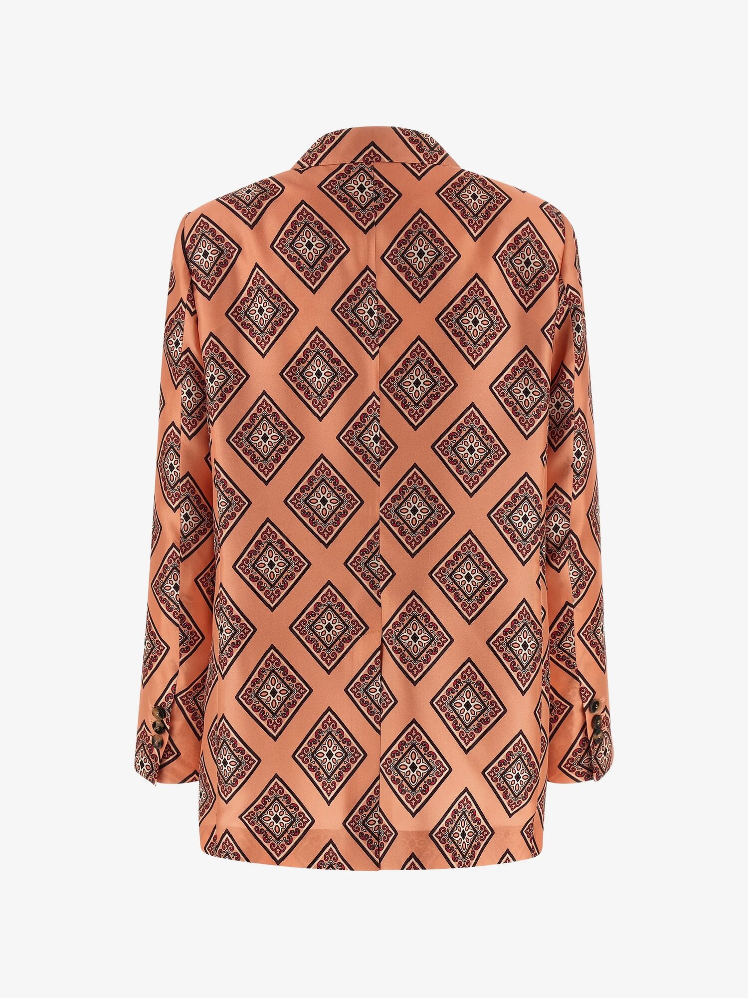 Пиджак Alberto Biani Patterned blazer, размер 40, зеленый/оранжевый — фото 1