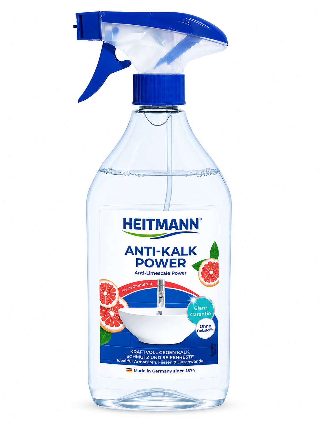 HEITMANN Anti-Kalk Power Спрей для удаления известкового налёта, 500 мл