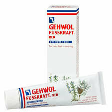Gehwol Fusskraft Красный бальзам для сухой кожи, согревающий, с ланолином, антигрибковый эффект 75 мл