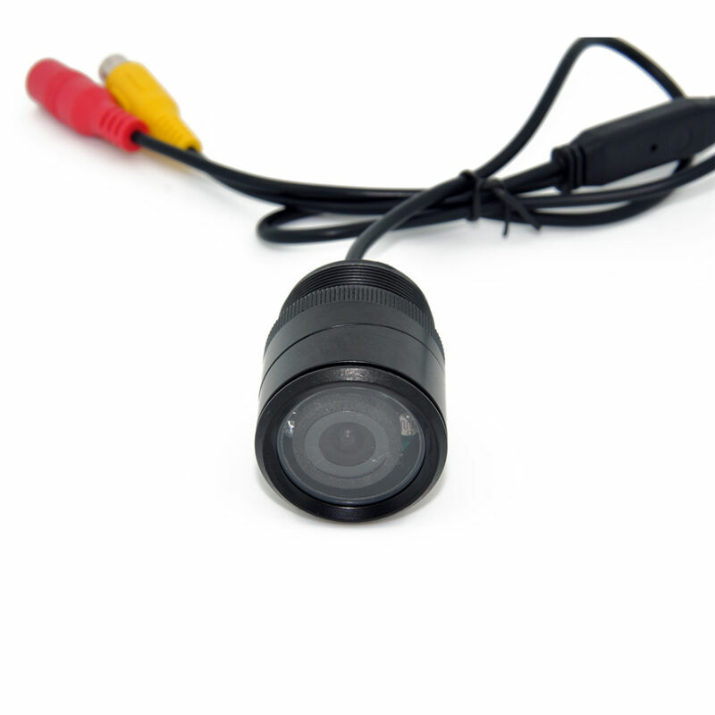 Автомобильная камера заднего вида CCD с разъемом RCA, ночное видение, 12V