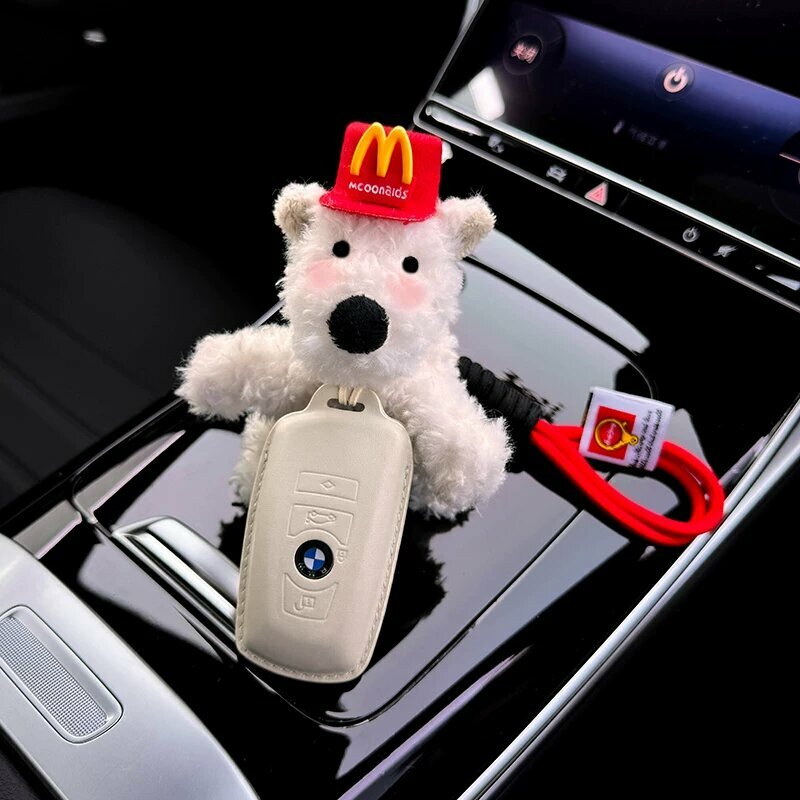 Кожаный чехол для ключей BMW 3 Series 5 Series X1 X2 X6 с дизайном шапки M - стиль A