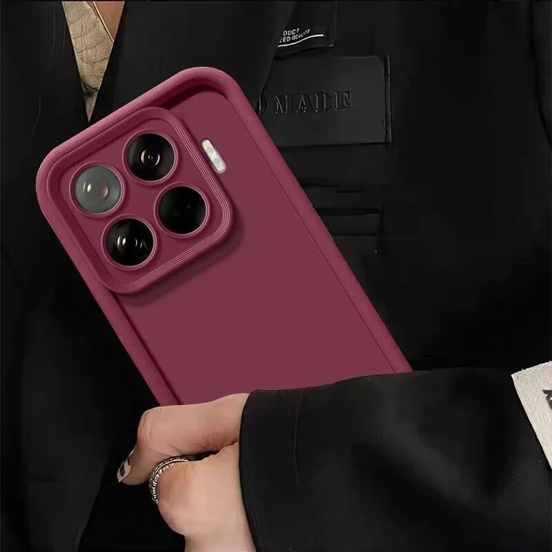 Красный чехол Xiaomi 17T Pro из силикона