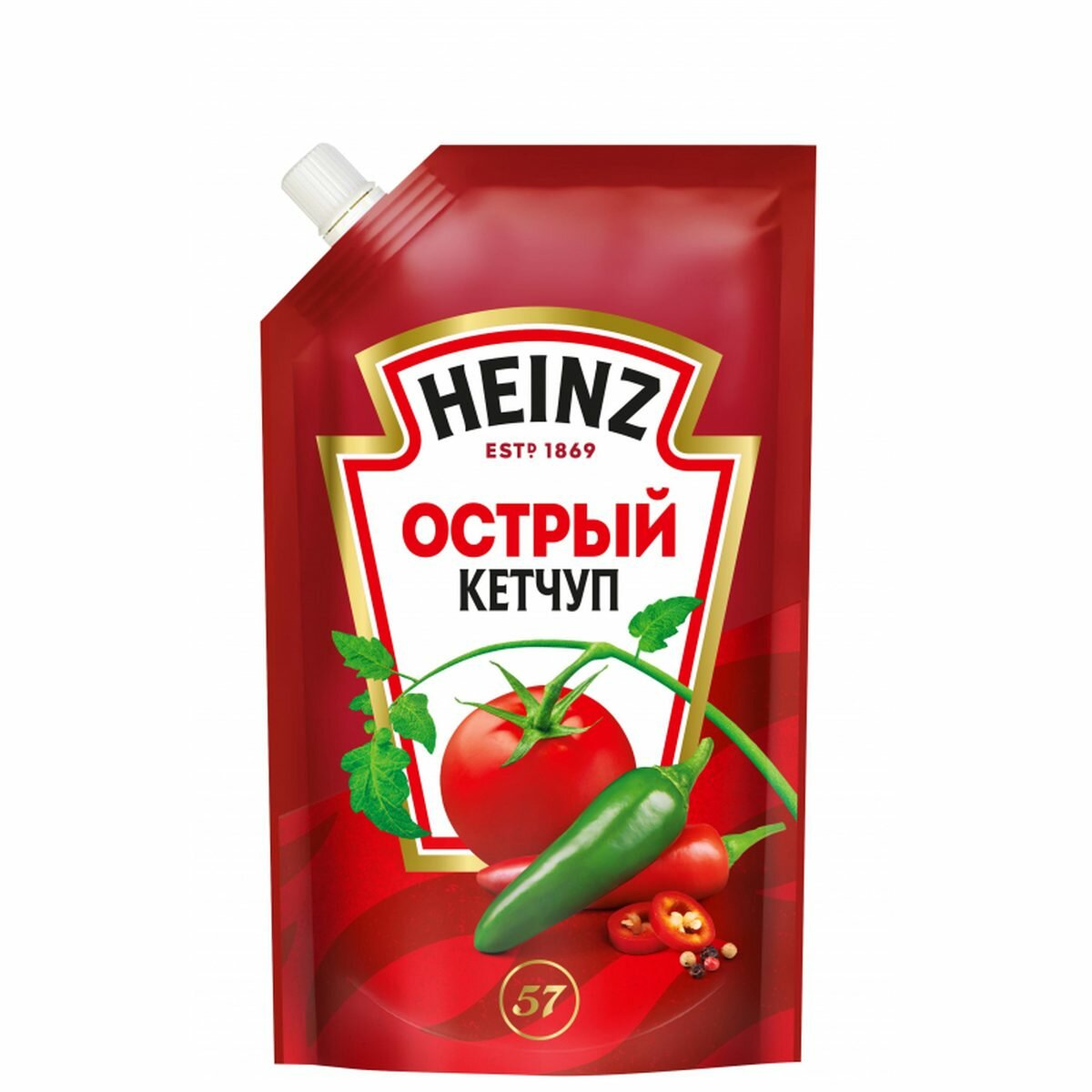 Кетчуп Heinz Острый 320г, 16шт.