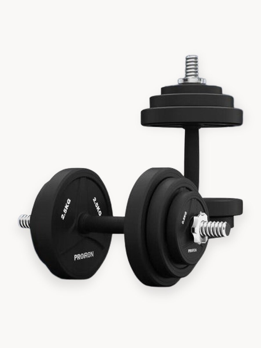 Гантели Proiron разборные обрезиненные 2шт по 10кг, Г2100РО