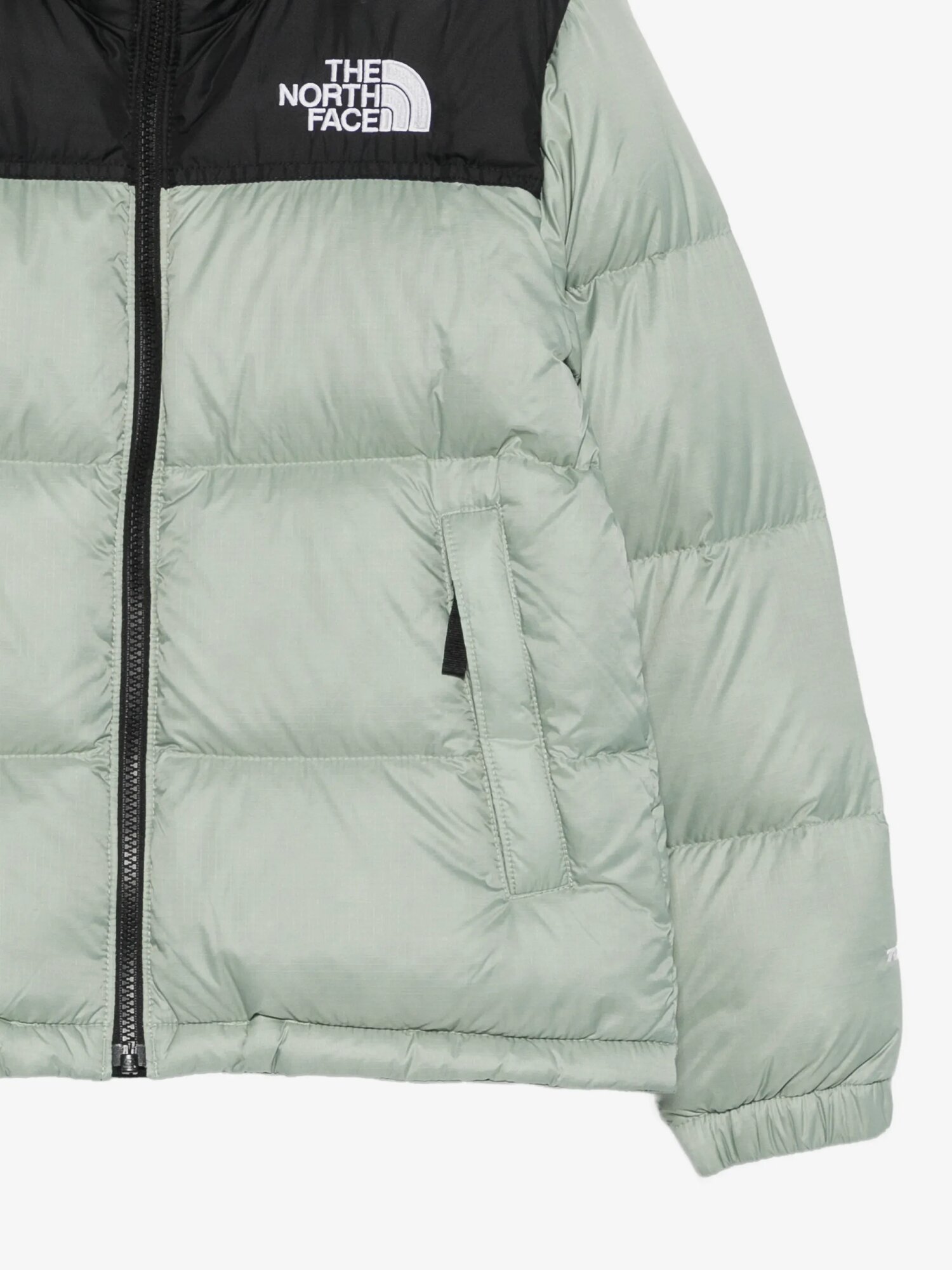 Куртка The North Face Nuptse padded jacket, размер 155-160, зеленый — фото 1