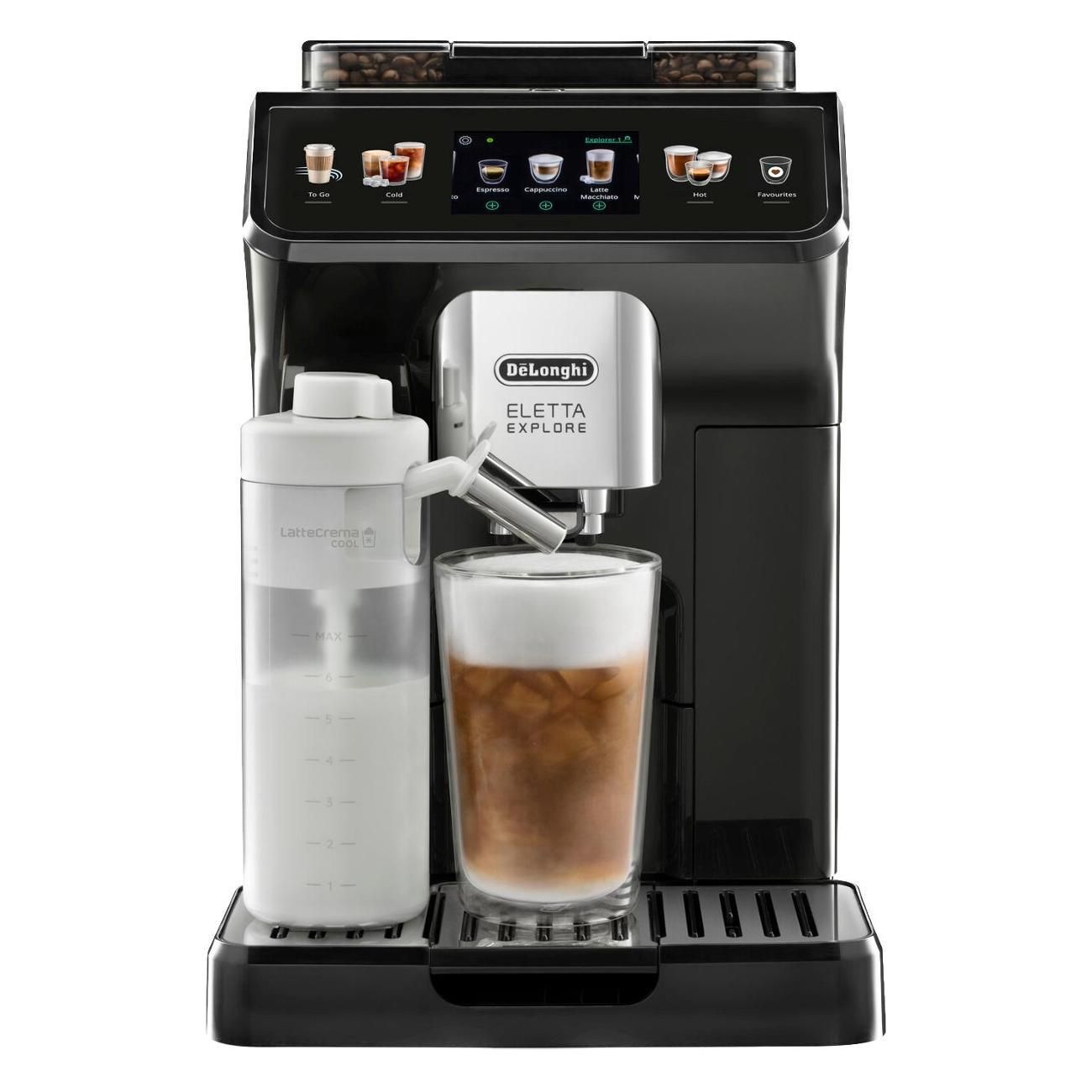 Кофемашина автоматическая DeLonghi ECAM450.55. G черная