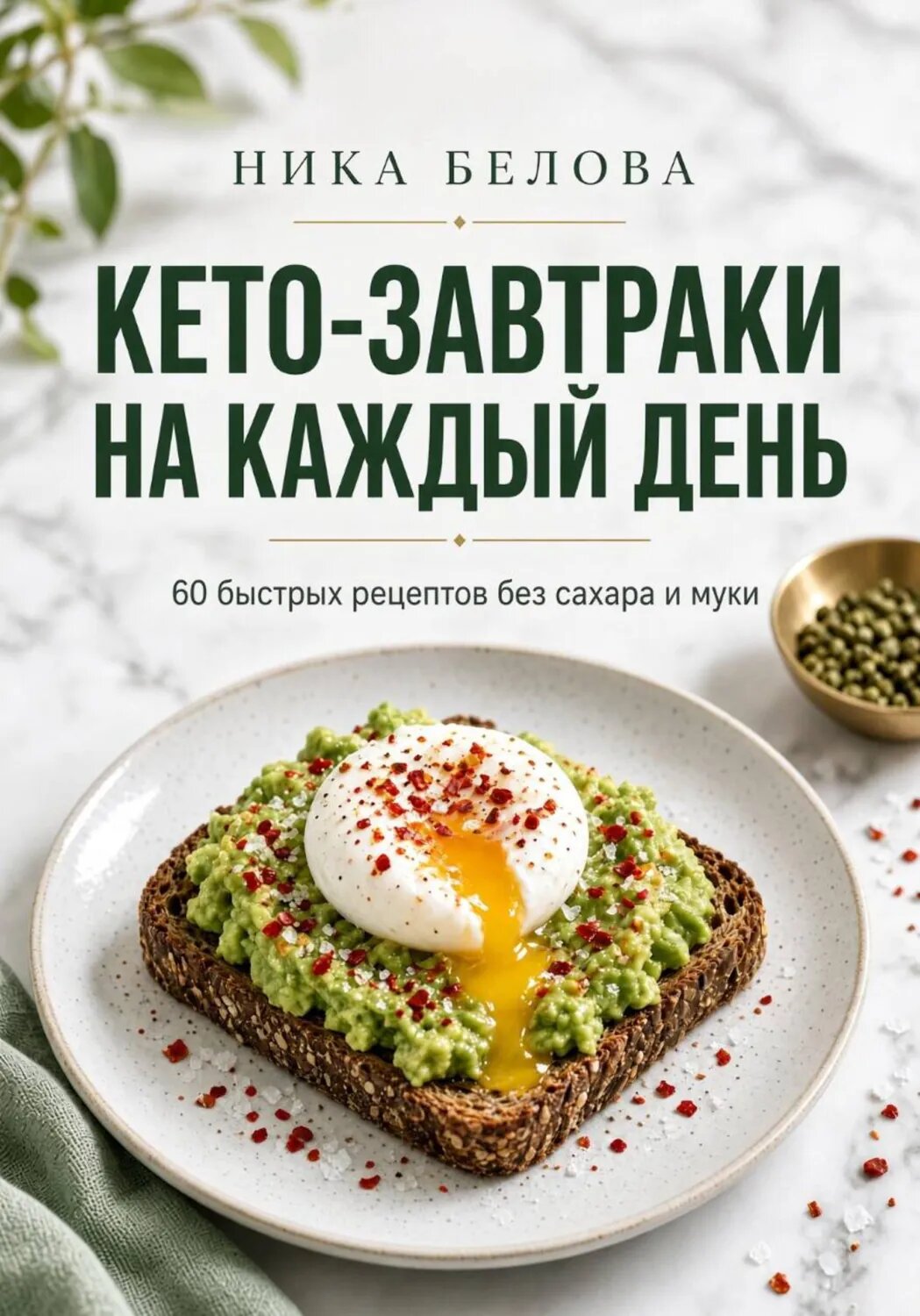 Кето-завтраки на каждый день. 60 рецептов [Цифровая книга]