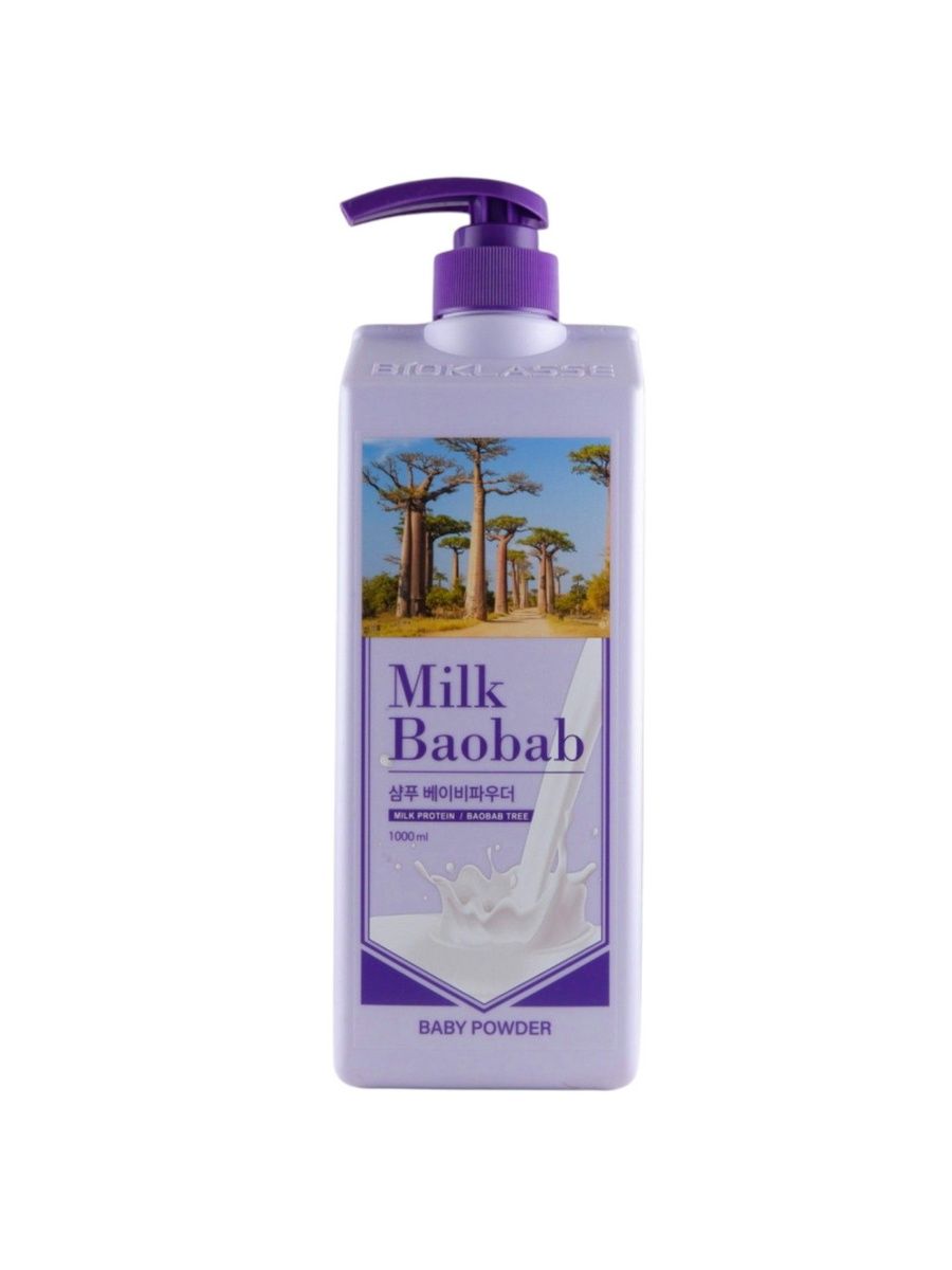 Шампунь для волос с ароматом детской присыпки Milk Baobab Shampoo Baby Powder 1000мл