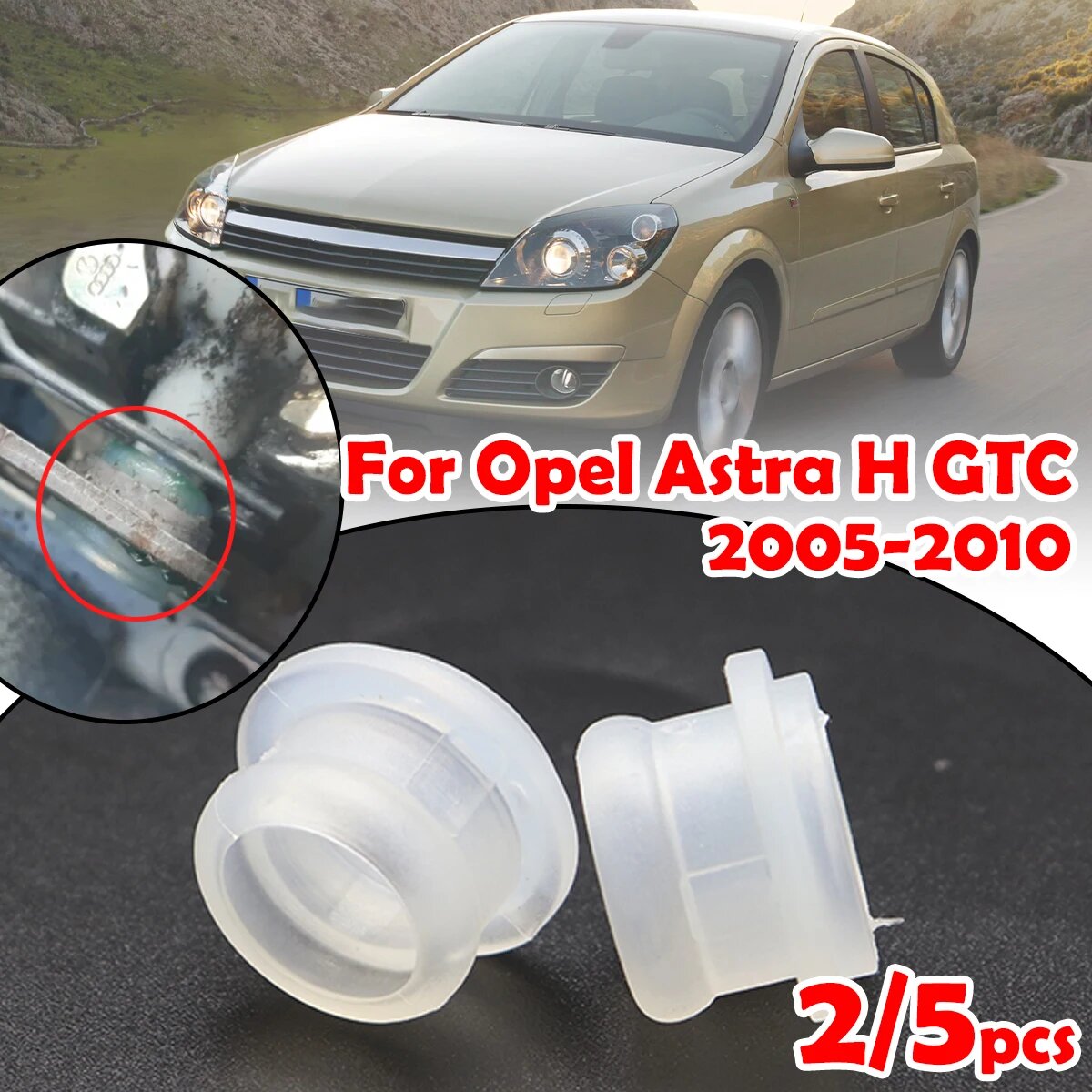 Ремкомплект втулки троса переключения Opel Astra H GTC 2005-2010, 2pcs