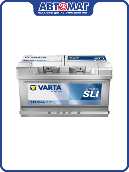 Аккумулятор автомобильный VARTA Dynamic SLI 80 а/ч VARTA VAR580406074-SLI