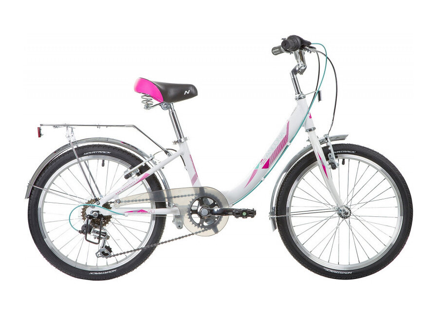 Детский велосипед Novatrack Ancona 20" (2019) 20 Белый (115-128 см)