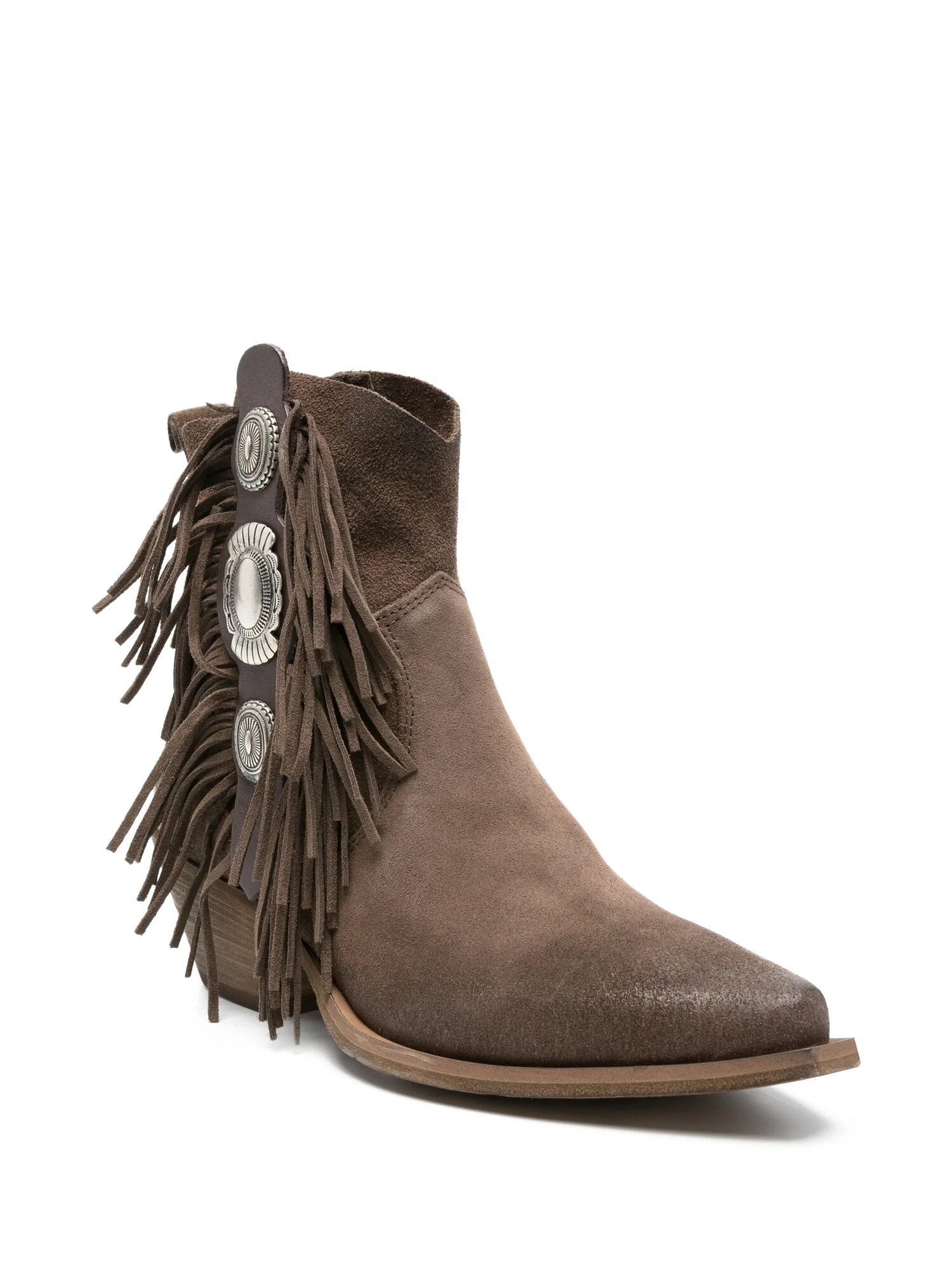 Ботинки Metisse Fringed ankle boots, размер 37, коричневый — фото 1