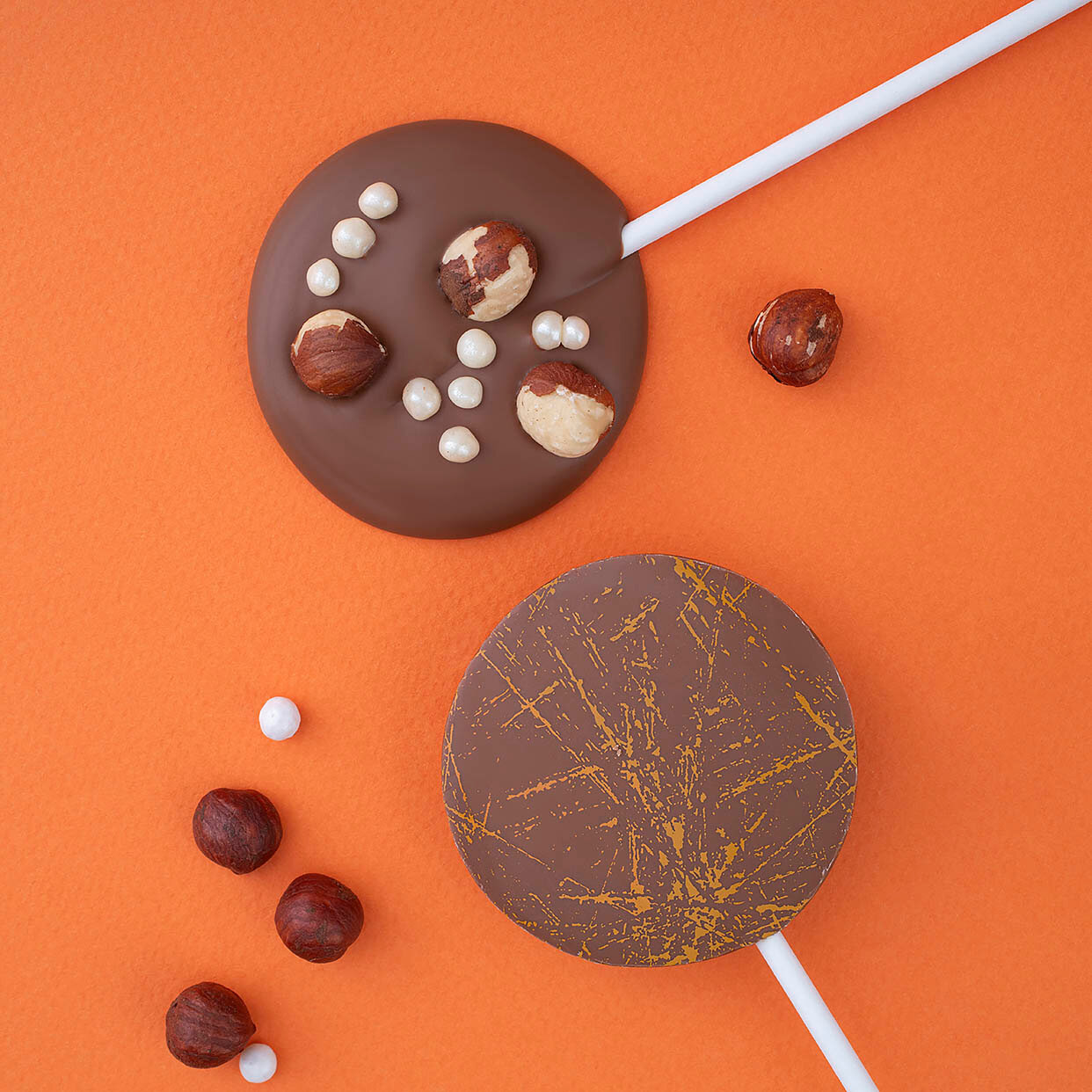 Медиант на палочке молочный, FRENCH KISS, ручная работа