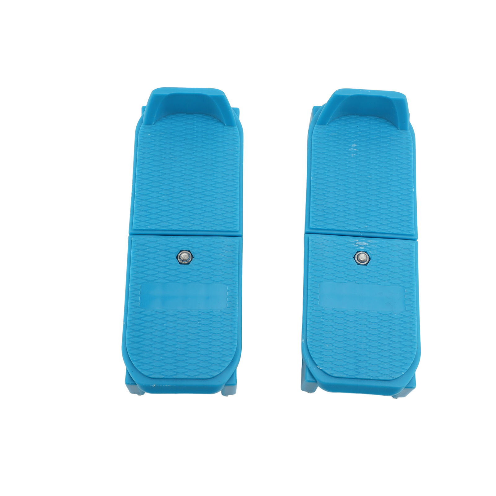 1 пара детских коньков с регулируемой застежкой-липучкой, прочные, выдерживающие большую нагрузку, для начинающих детей, синего цвета.