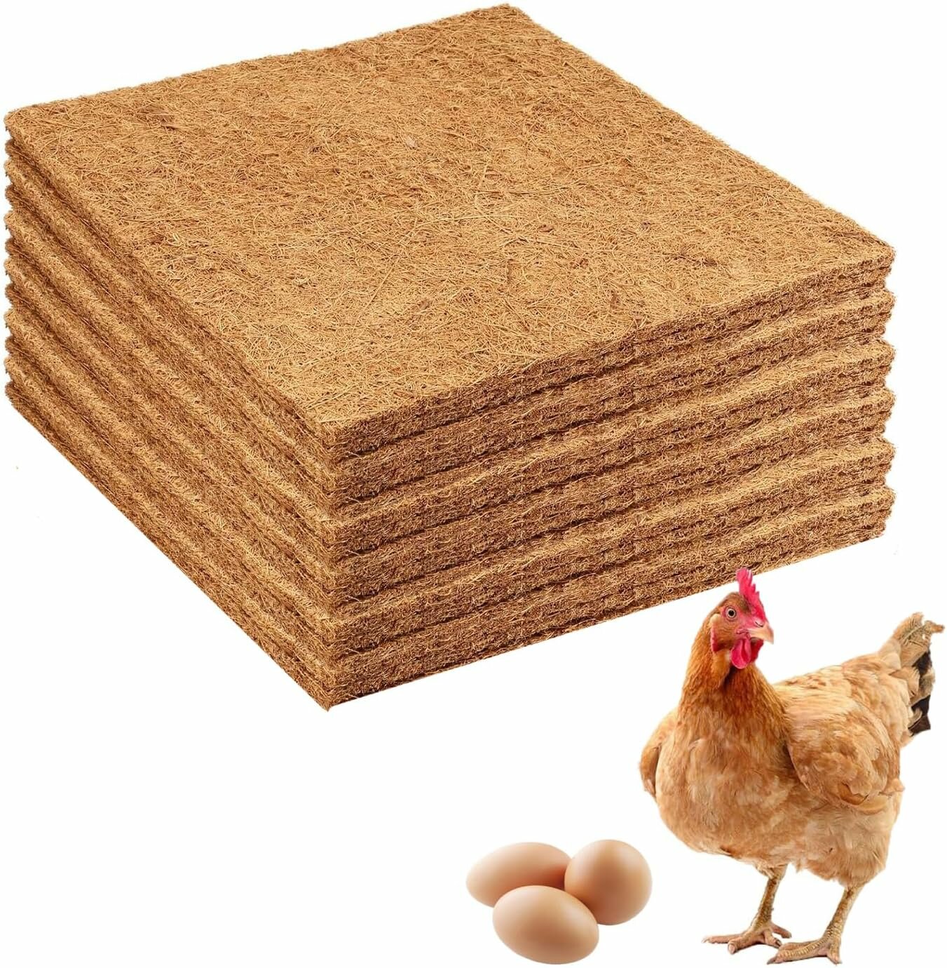 6 шт. подстилок для гнезд кур, 30x30 см