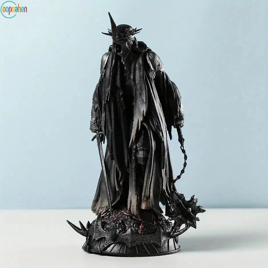 Фигурка The Lord of the Rings Angmar Witch King из ABS пластика и ПВХ для коллекционеров, фигура в стиле фэнтези, на подставке — фото 1
