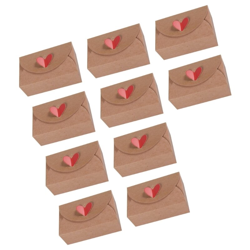 Бумажная Подарочная Коробка в форме Романтического Сердца для Подарков на День Святого Валентина с Удобной Застежкой в виде Сердца В Подарочной Упаковке