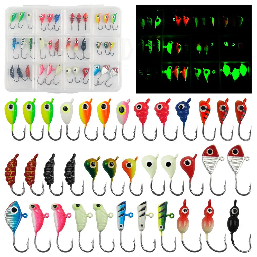 Зимние блесны Easy Catch 1,2/2,6 г 36pcs