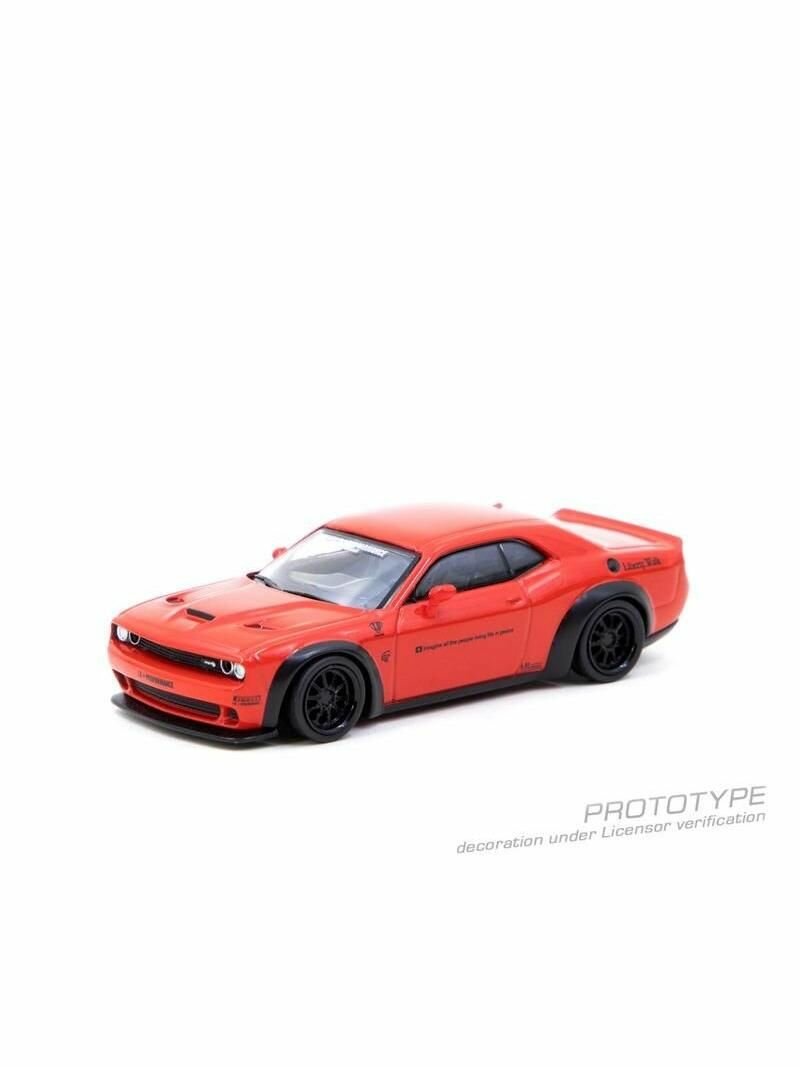 Машинка Tarmac Works TW 1/64 LB-WORKS Dodge Challenger SRT Hellcat Die-cast Alloy Car Model Collection Display Gift