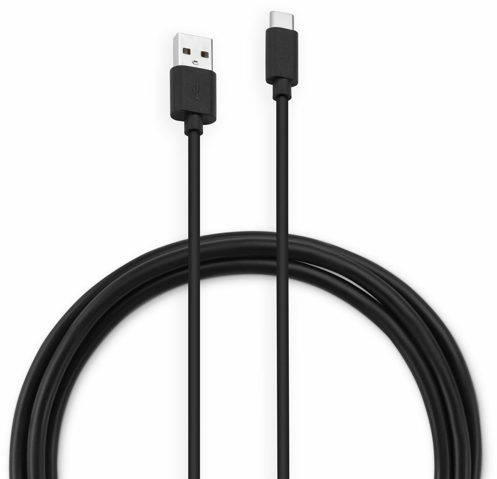 Кабель Buro USB m-USB Type-C m, 2 м, черный (BU-USB-AC-2M-3A)
