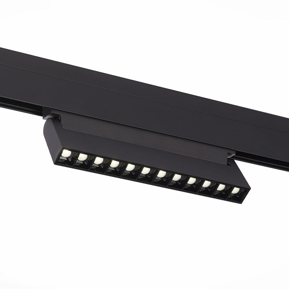 ST364.446.12 ST-Luce Магнитный трековый светильник Черный LED 1*12W 4000K 1 009Lm Ra>90 36° IP20 L219xW22xH1.