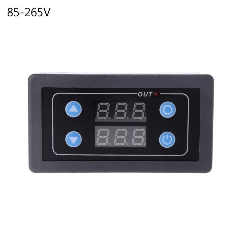 Цифровой таймер DC12V AC220V/85-265 В для реле времени, релейный модуль управления циклом