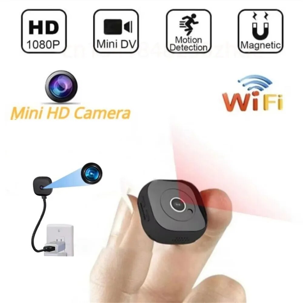 Мини-Камера Wi-Fi 1080P HD С ИК-Подсветкой И Ночным Видением Для Умного