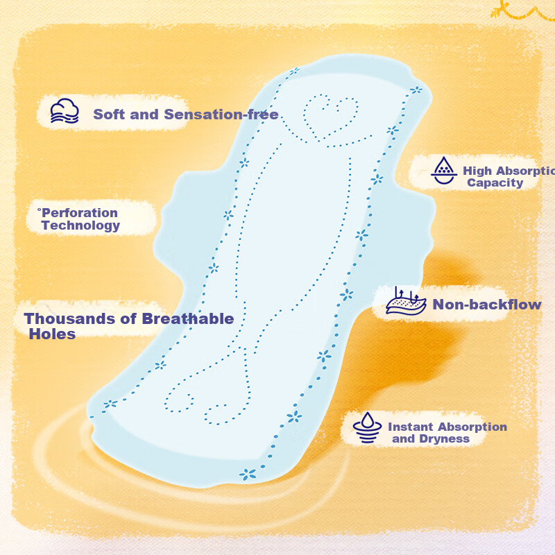 Elis King Ежедневные прокладки с мгновенным впитыванием мягкая хлопковая ткань 250 мм 13 шт без аромата тонкие