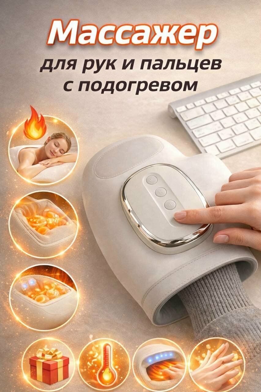 Массажер для рук и пальцев с подогревом