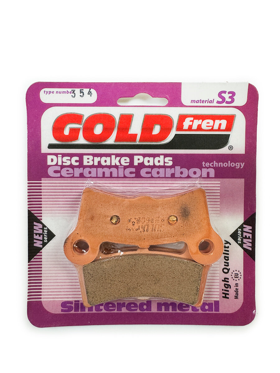 Тормозные колодки дисковые GOLDfren 354 S3 OEM 83911-09, 83911-09B кросс EBC FA 605/4HH оригинал