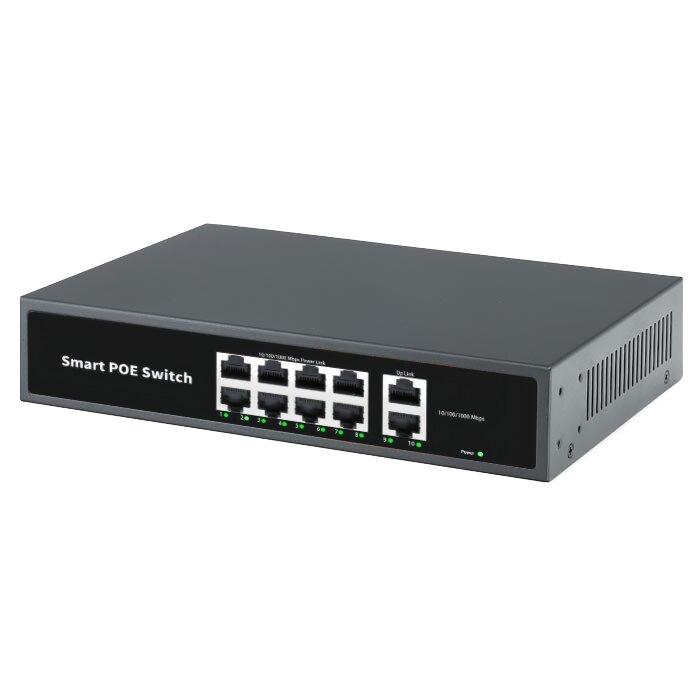 10-ти портовый коммутатор с POE Proline LG4882QG POE Switch