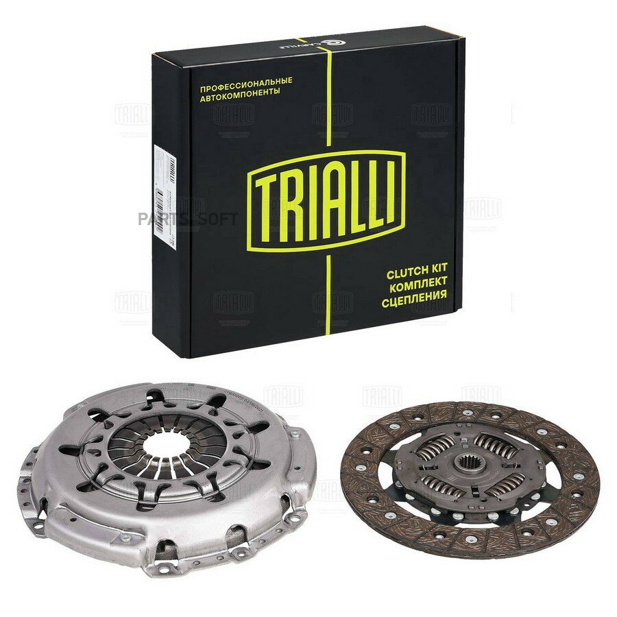 TRIALLI FR-1001 Сцепление в сборе для а/м Ford Focus I/II 1.4i/1.6i/ Mondeo IV (07-) 1.6i (без муфты) (FR 1001)