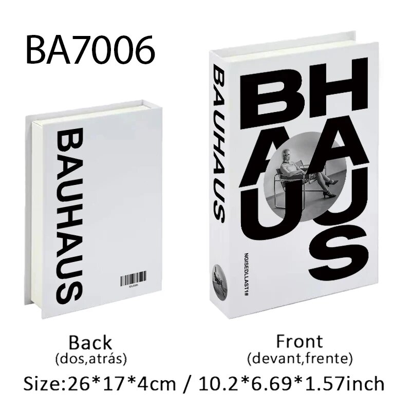 Декоративные книги Bauhaus Белый, NOT OPEN, BA7006