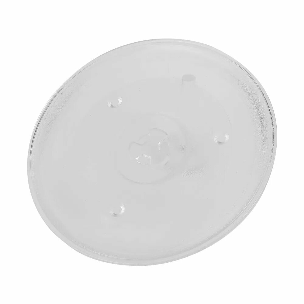 Стеклянная тарелка-поворот для микроволновой печи, прозрачная, диаметр 27 см, для домашнего использования, 2 шт