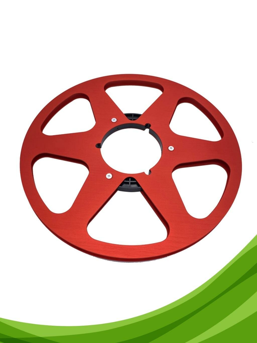 Металлическая разматывающая машина для катушек, красный