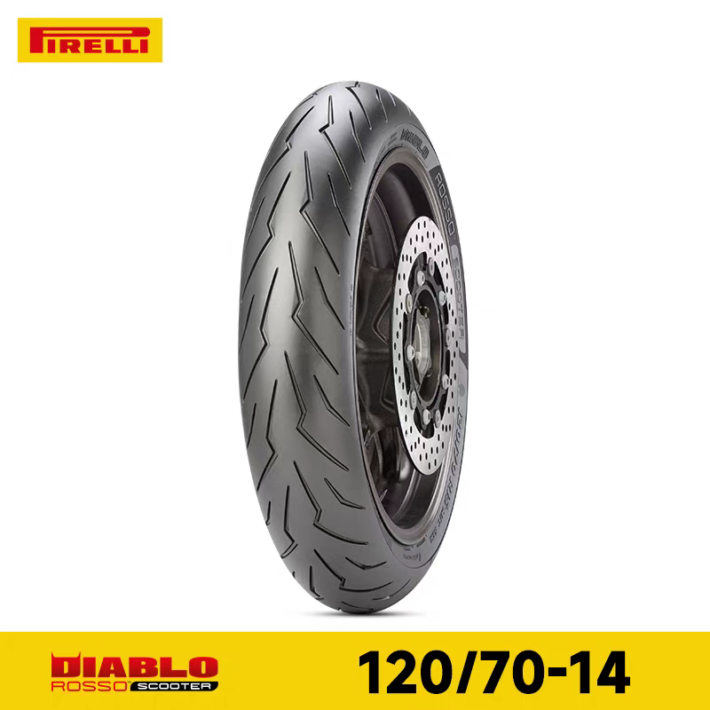 Pirelli Мотошина шина для мотоцикла Diablo Rosso Scooter 120/70-14 M/C (55S)TL