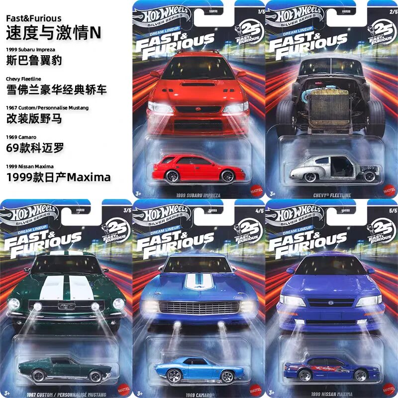 Hot Wheels Fast & Furious Subaru Impreza, красный — фото 1