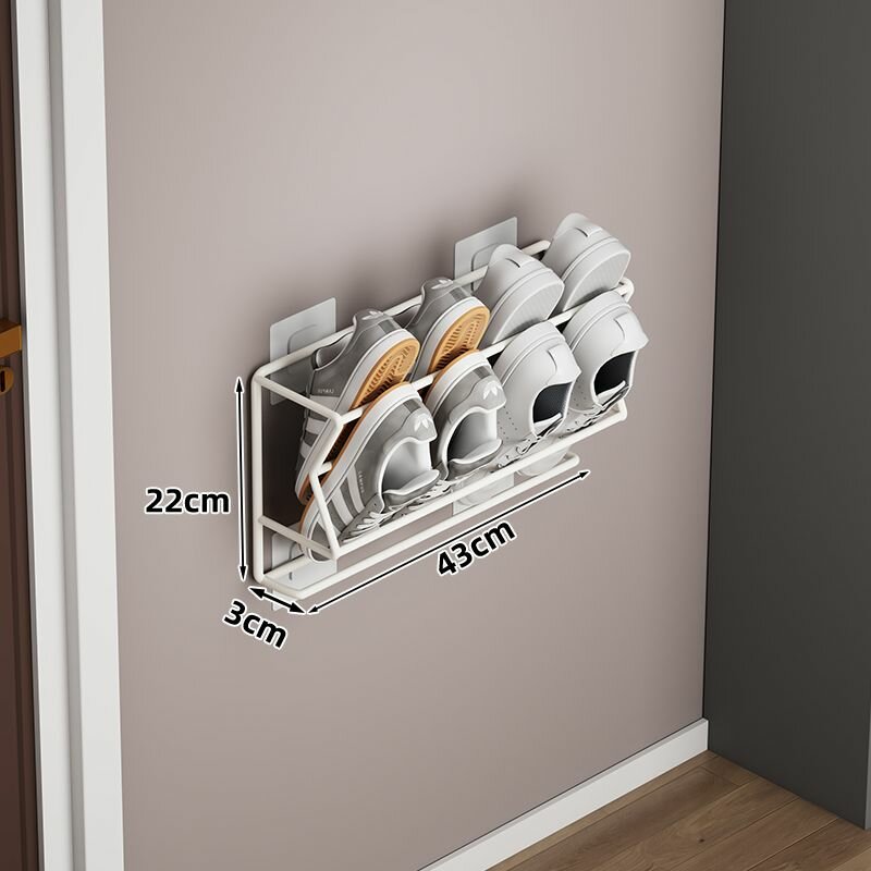 Подвесная полка для обуви, настенная полка для хранения обуви, настенная полка для обуви без сверления для прихожей, настенная полка для хранения.