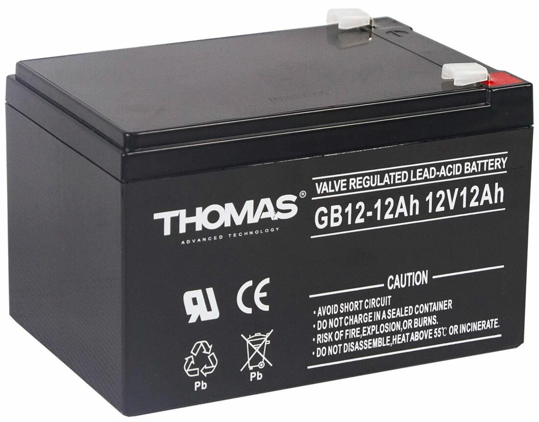 Аккумуляторная батарея Thomas GB12-12Ah 12V12Ah