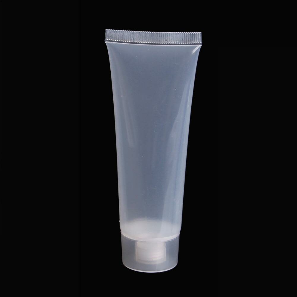 Пустой прозрачный тубик для косметики, 50ml - A