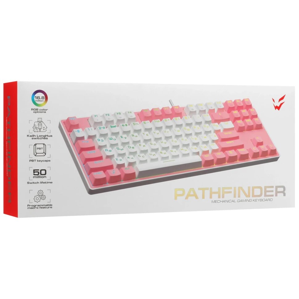 Клавиатура проводная ARDOR GAMING Pathfinder [AG-FL-Pa87LRed-WP]