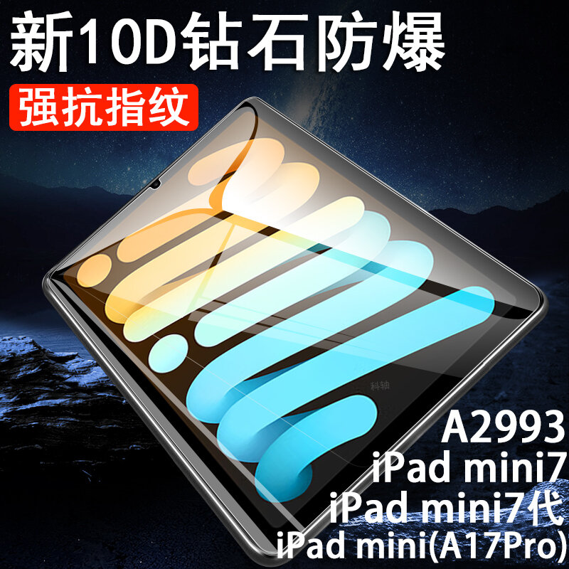 Защитное стекло для iPad mini (A17 Pro) с матовой поверхностью, игровой вариант, устойчивость к царапинам и высокая
