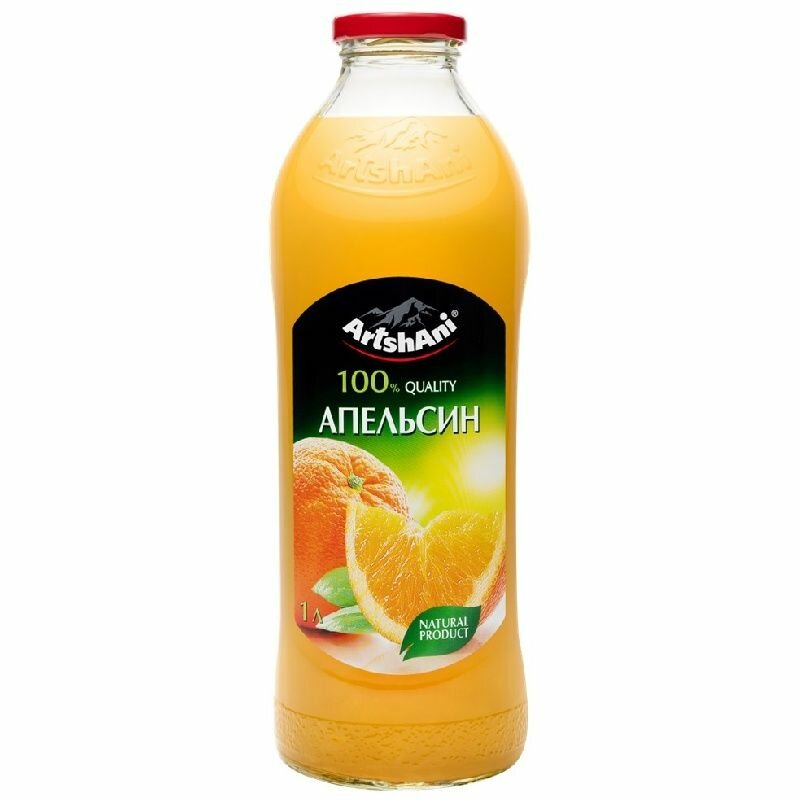 Нектар ARTSHANI апельсиновый /стекло/ 1л