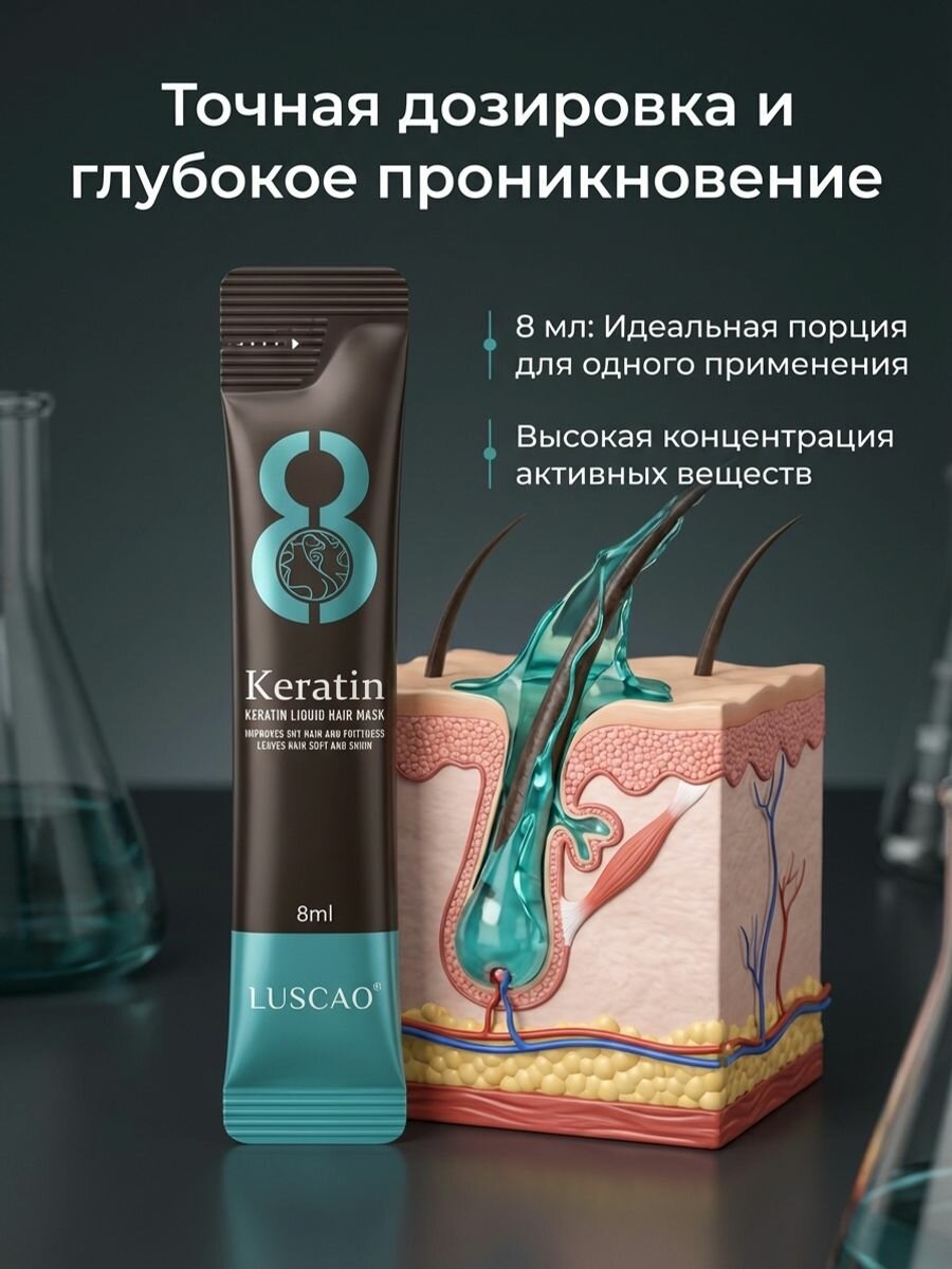 Маска для волос, 40 мл — фото 1