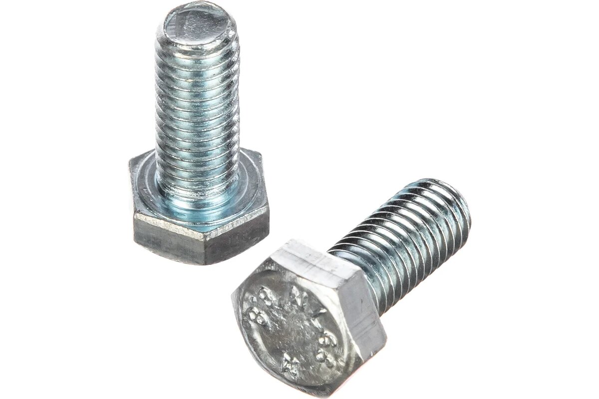 Болт DIN933 Gigant М8х20 8.8 с шестигранной головкой, оцинкованная сталь, длина 20 мм