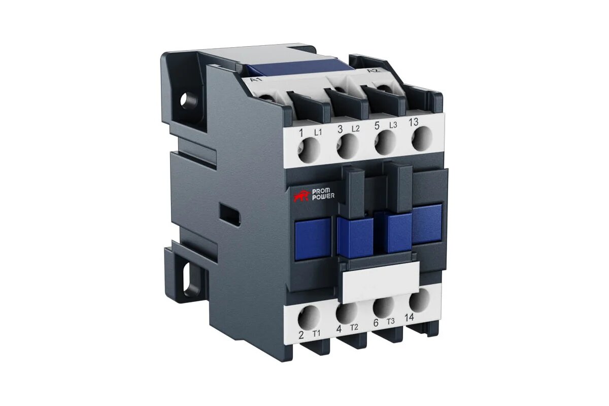 Контактор Prompower ac jlc1-d12-01 (ac220), 12a, 3 полюса, доп контакт 1нз, напряжение катушки 220vac JLC1D1201AC220