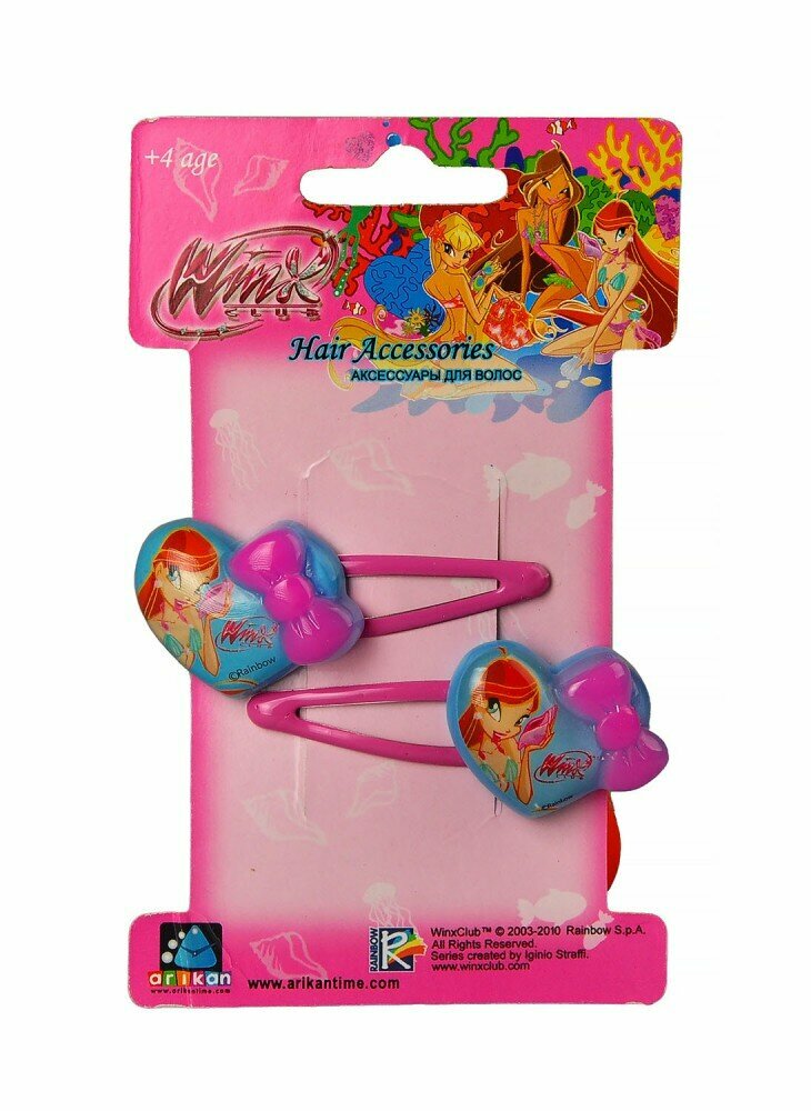 Заколка для волос (2 шт). Клуб Винкс (Winx Club) (Турция, Yaygan)