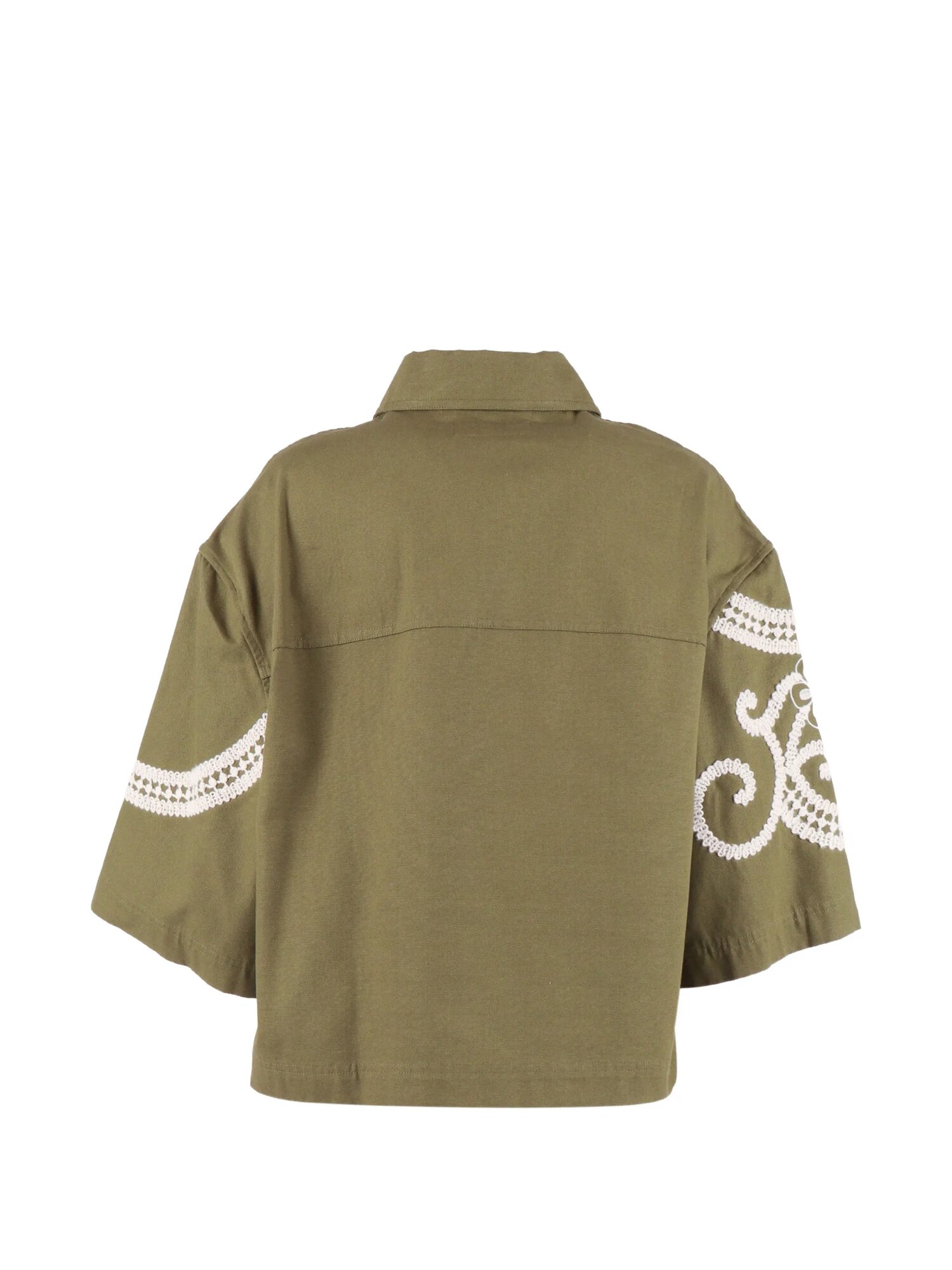 Рубашка WEEKEND Embroidery shirt, размер 44, green — фото 1