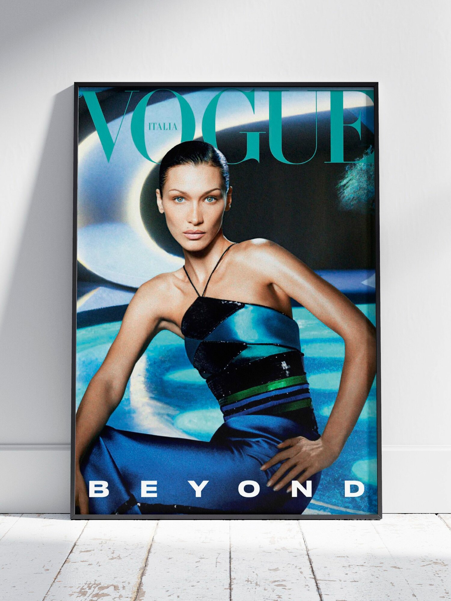 Плакат на стену для интерьера Белла Хадид (Bella Hadid 24) - Постер по модели, бренду и моде формата A4 (21x30 см)