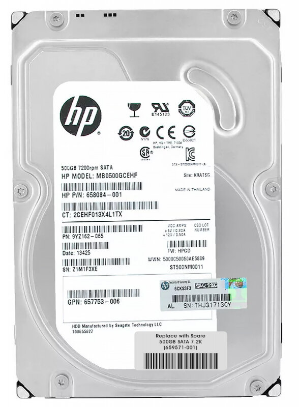 Жесткий диск HP 659341-B21 500Gb SATAIII 3,5" HDD